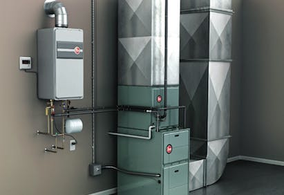 Rheem Integrated Heating & Water Heating System | Pro Builder