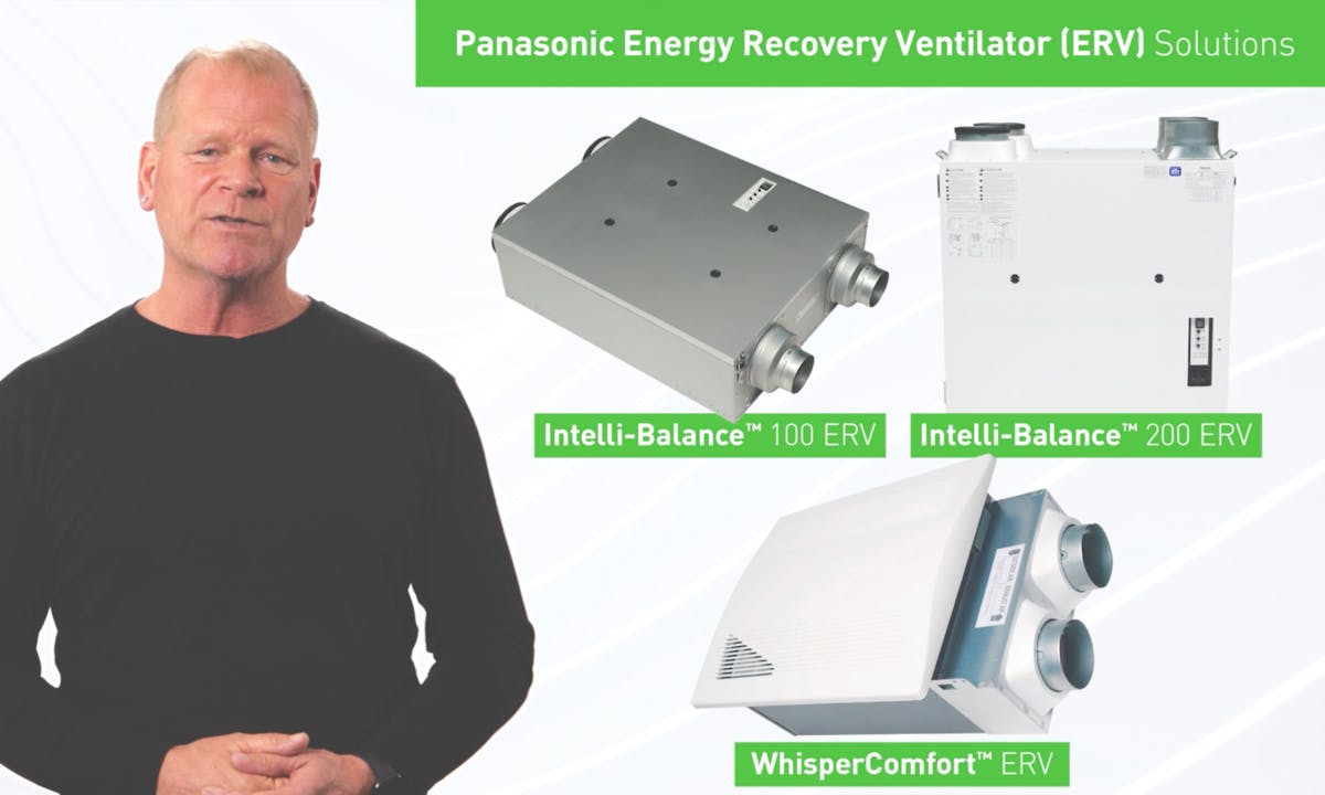 Panasonic Energy Recovery Ventilators improve in-home air quality | Pro ...