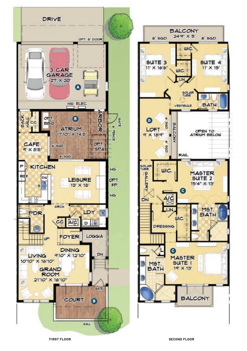 High Density Full House Plan Modern House Plans And Floor Plans | The