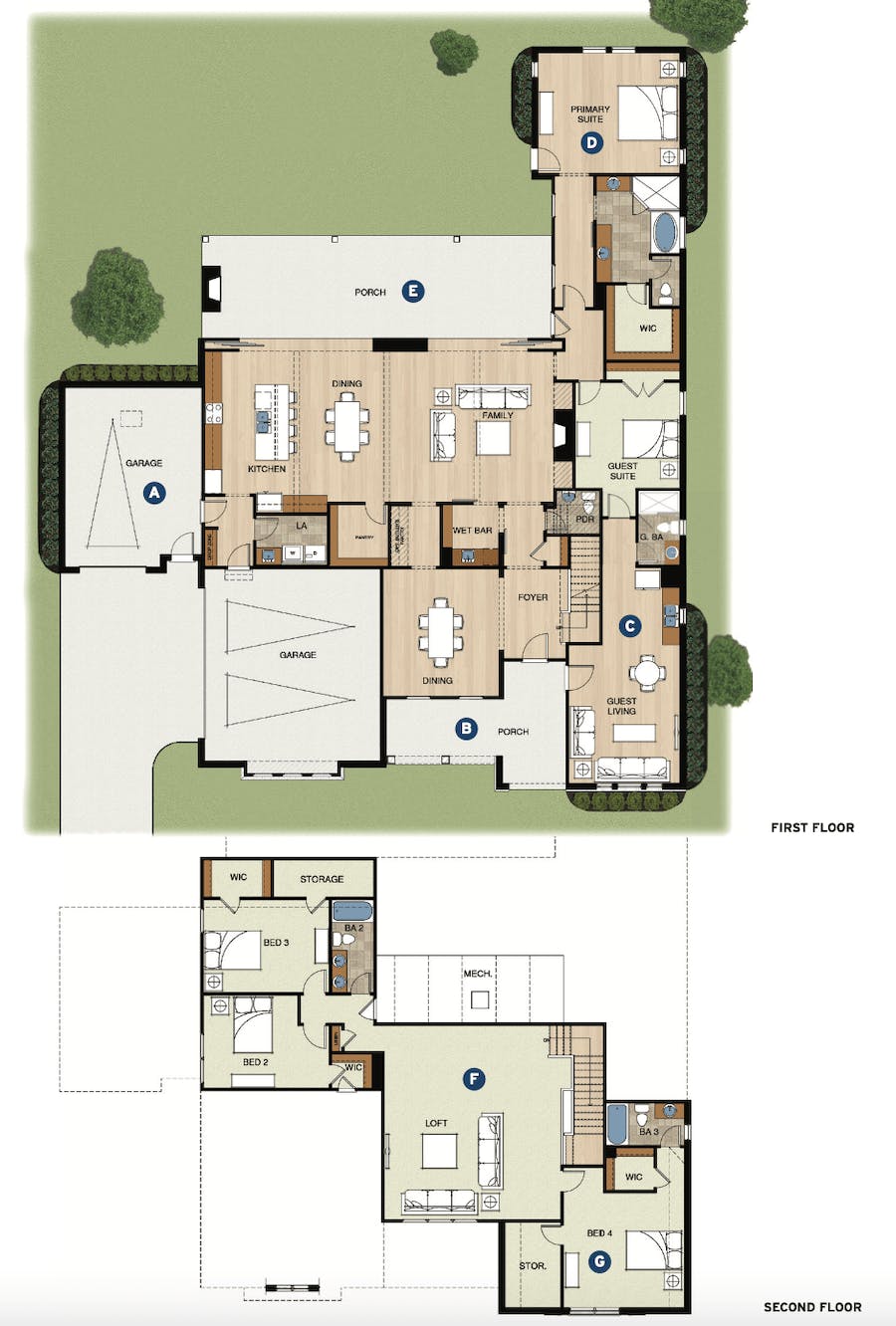 Multi Generation Homes Floor Plan