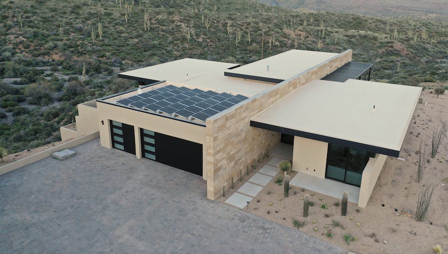 Solar Desert Home Designs Axiom Desert House By Turkel Design