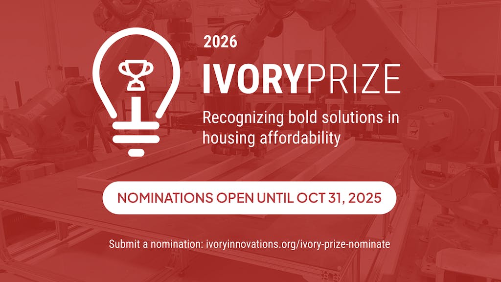 Ivory Innovations Opens Up Nominations for 2026 Ivory Prize | Pro Builder